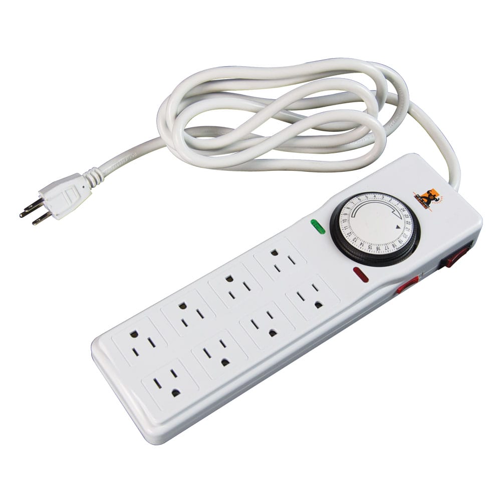 Surge Protector with Timer - High Yield 8 Outlet | Timed Surge ...