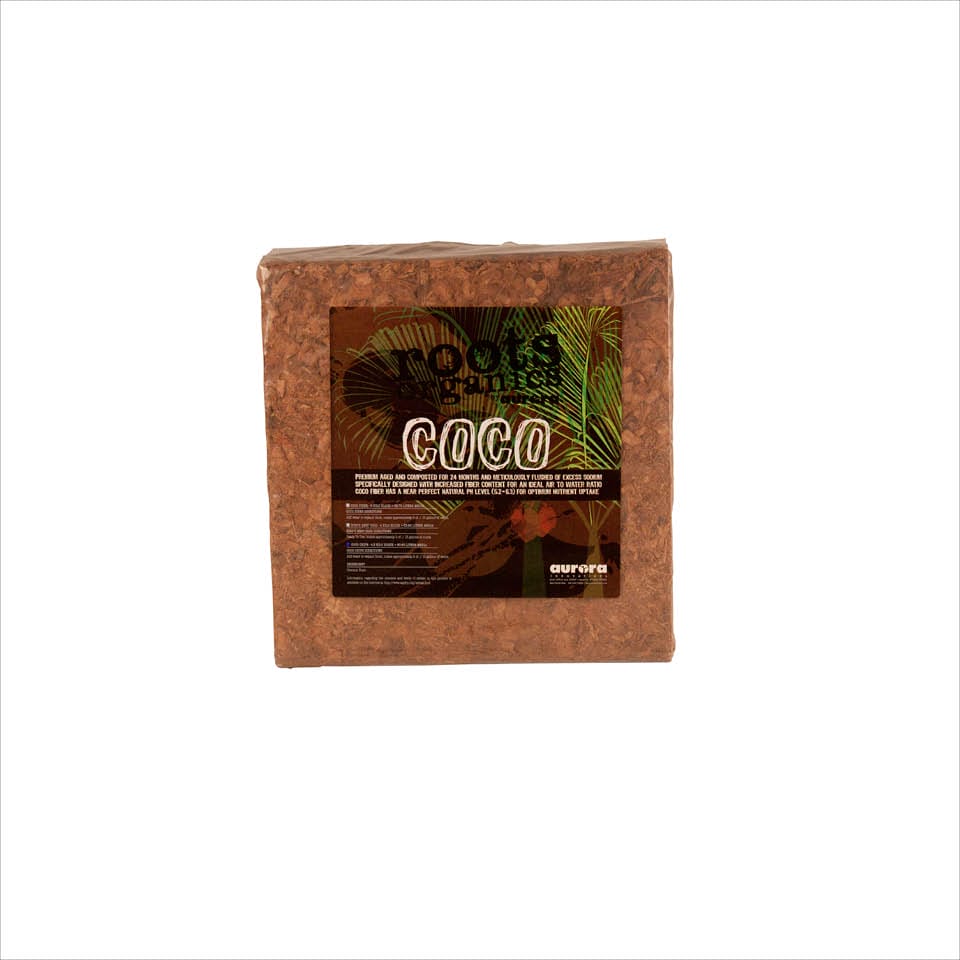 Roots Organics Coco Chips 4.5kg Block | HTG Supply