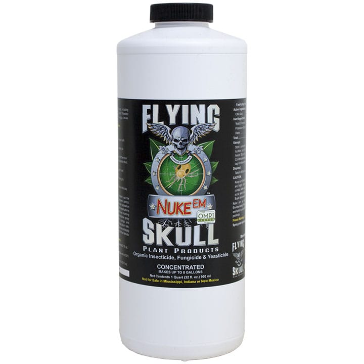 Flying Skull Nuke Em Insecticide ⋆ HTG Supply Hydroponics & Grow Lights