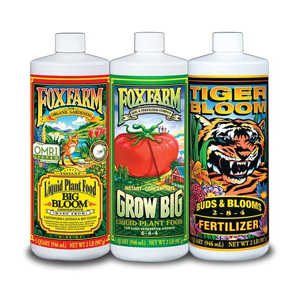 Fox Farm Trio Nutrients | Fox Farm Soil Nutrient Trio | HTG Supply