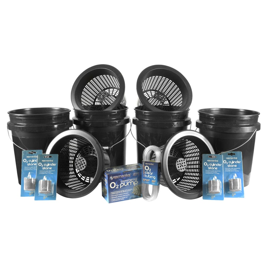 DWC Bucket System | Bubble Brothers DWC XL 5 Gallon Bucket Hydroponic ...