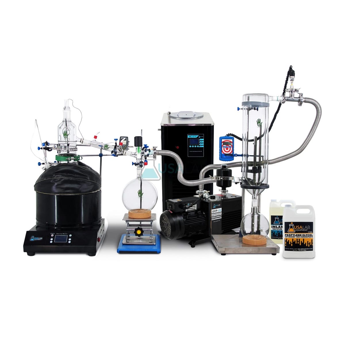 USA Lab H1-10 10L Full Bore Short Path Distillation Turnkey Kit ⋆ HTG ...