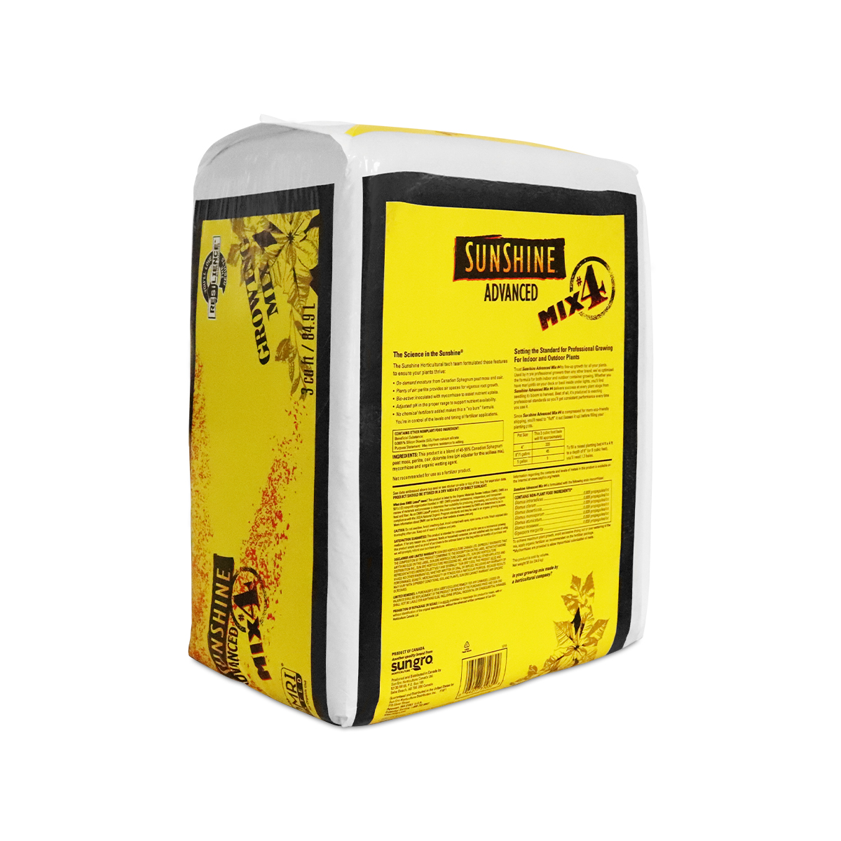 Sunshine Advanced Mix #4 - 3 Cubic Feet | HTG Supply Sunshine Advanced Mix #4 - 3 Cubic Feet | HTG Supply