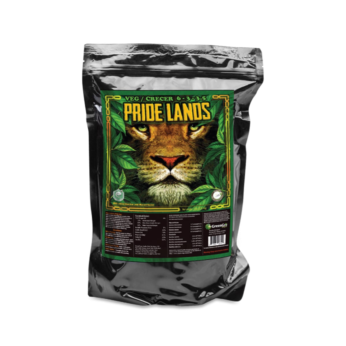 GreenGro Biologicals Pride Lands Veg ⋆ HTG Supply Hydroponics & Grow Lights
