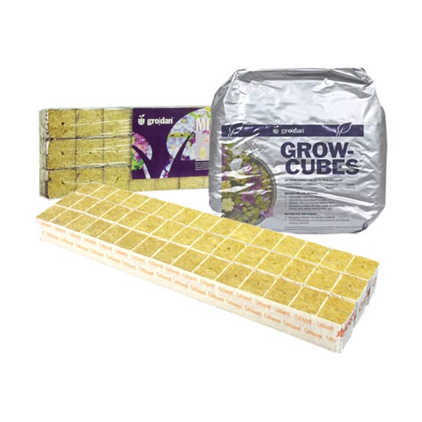 Rockwool Cubes for Hydroponic Gardening | HTG Supply