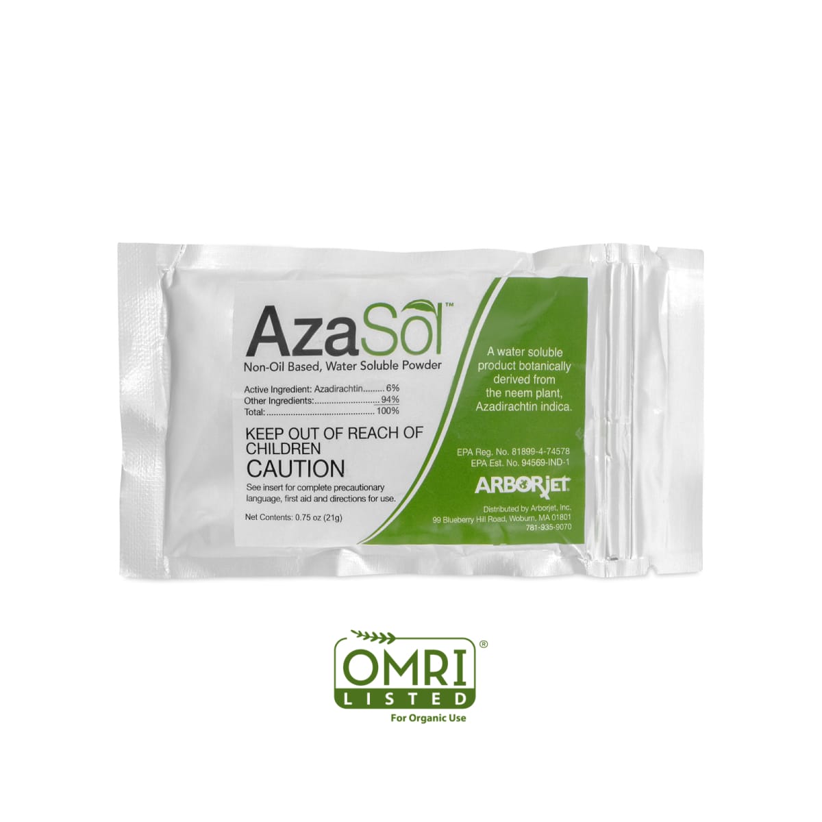 AzaSol Azadirachtin Powder ⋆ HTG Supply Hydroponics & Grow Lights