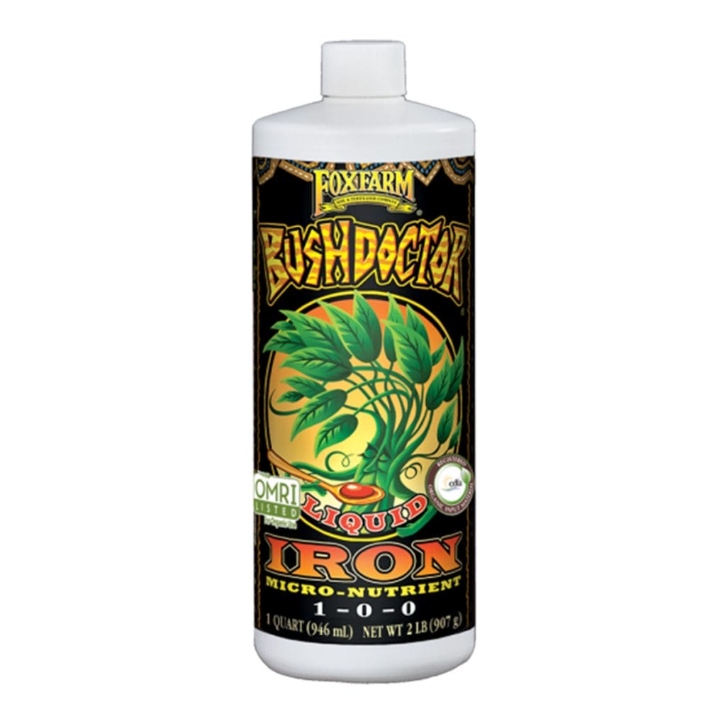FoxFarm Bush Doctor Liquid Iron - Quart ⋆ HTG Supply Hydroponics & Grow ...