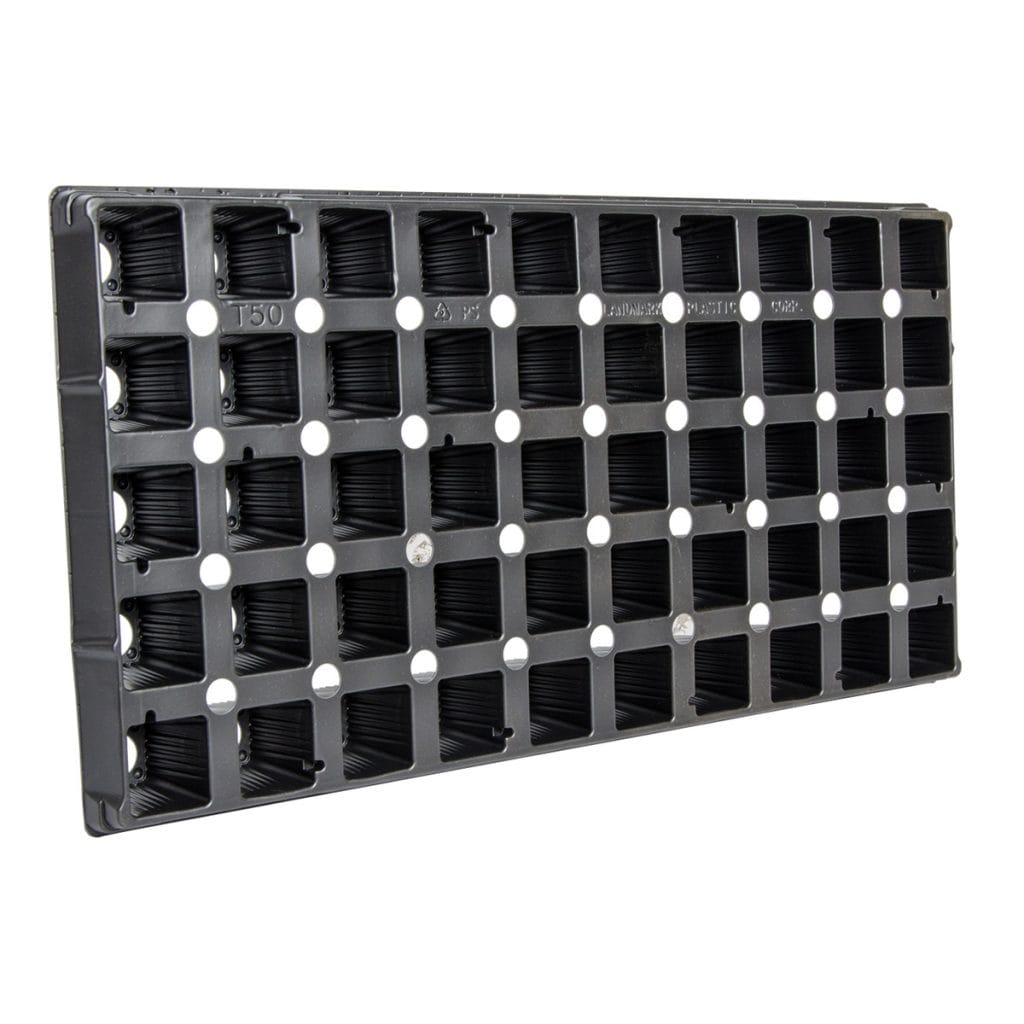 Hydrofarm 50-Cell Square Plug Flat Insert ⋆ HTG Supply Hydroponics ...