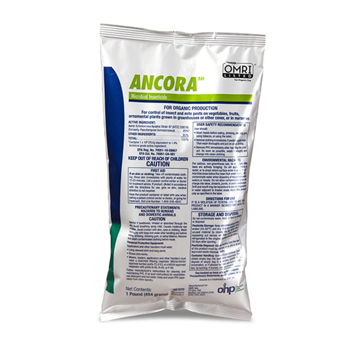 OHP Ancora Microbial Insecticide 1 Pound ⋆ HTG Supply Hydroponics ...