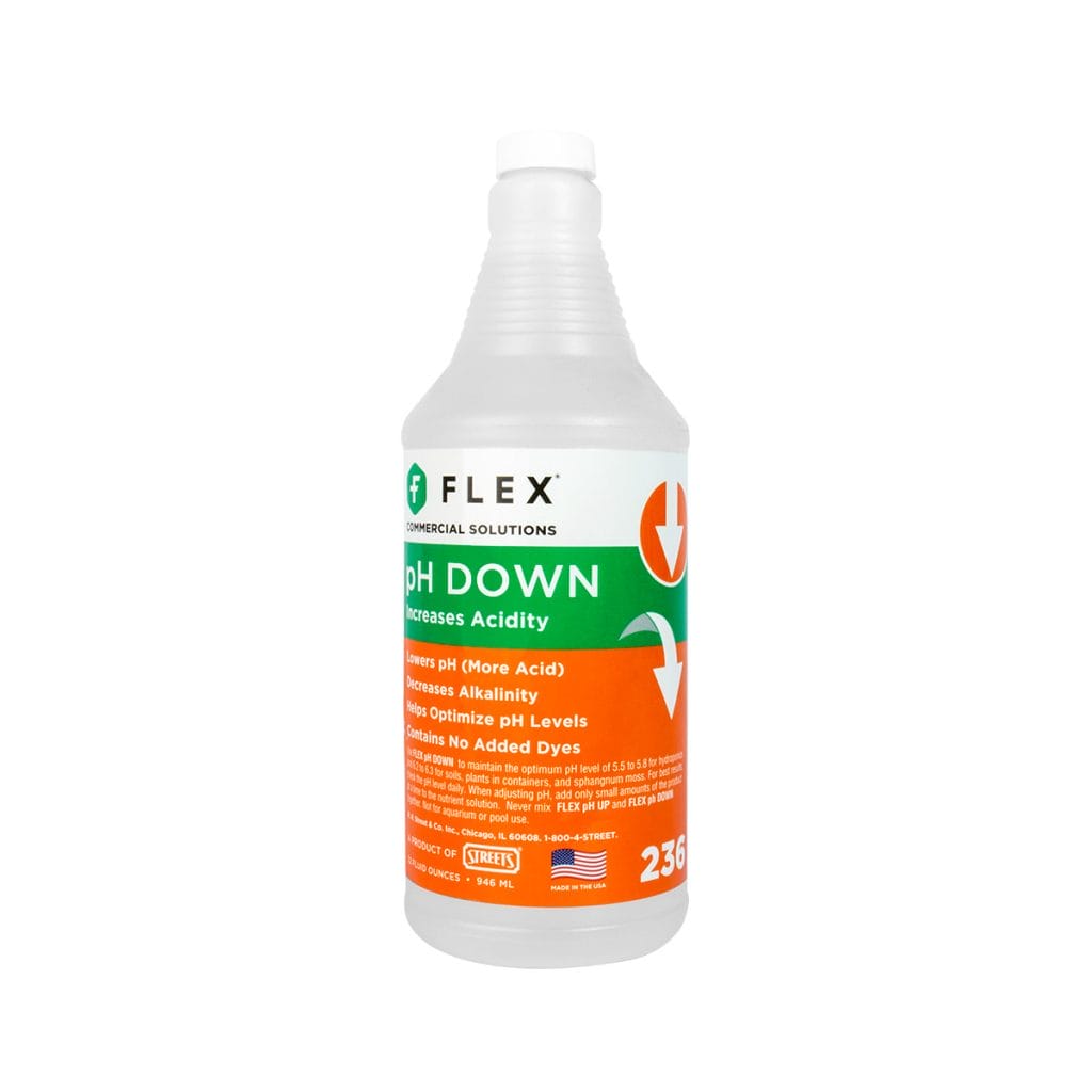 Flex pH Down Commercial Solution ⋆ HTG Supply Hydroponics & Grow Lights
