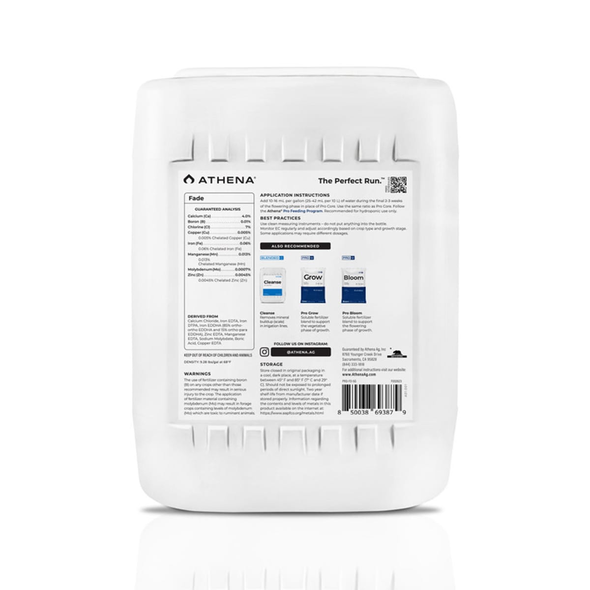 Athena Fade Enhancing Finisher - 5 Gallon ⋆ HTG Supply Hydroponics ...
