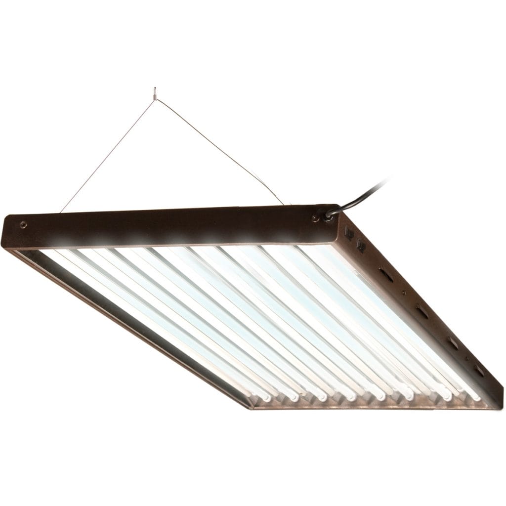 Agrobrite T5 432W 4' 8-Tube Fixture with Lamps ⋆ HTG Supply Hydroponics ...